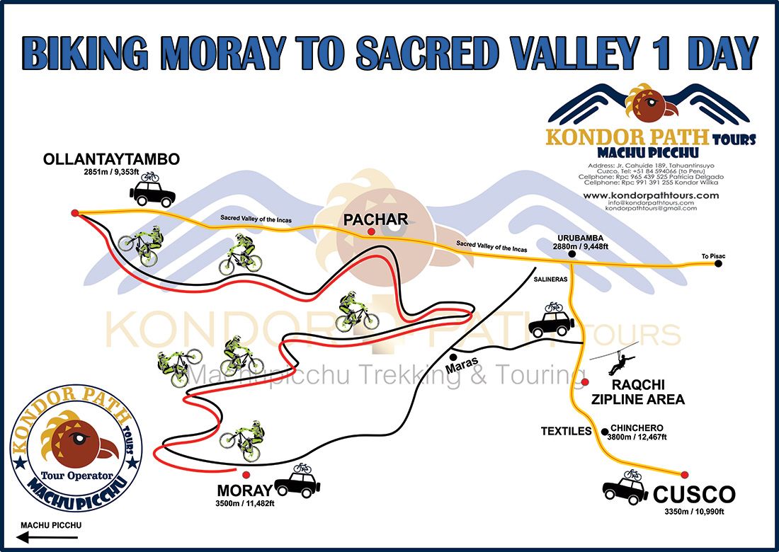 Biking Moray Sacred Valley | 1 day Moray trip & Sacred Valley biking