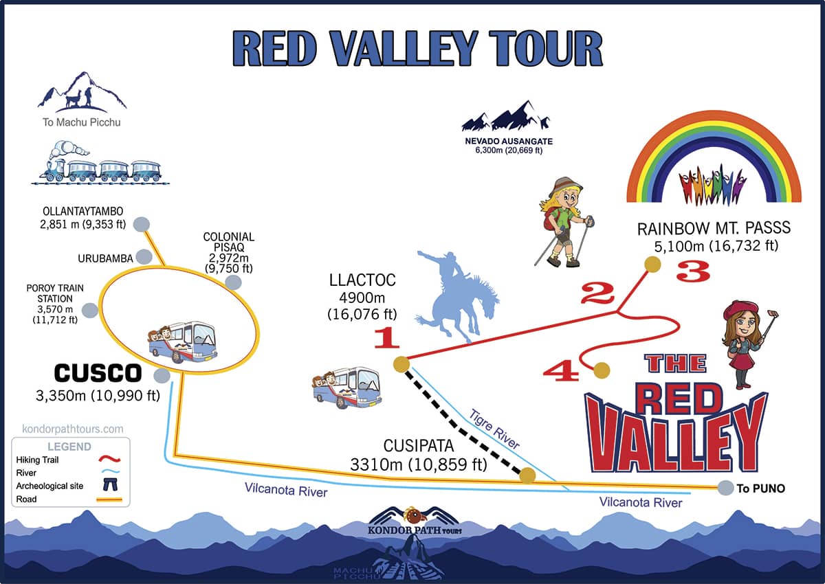Red valley tour and Rainbow mountain | The great 1 day hike